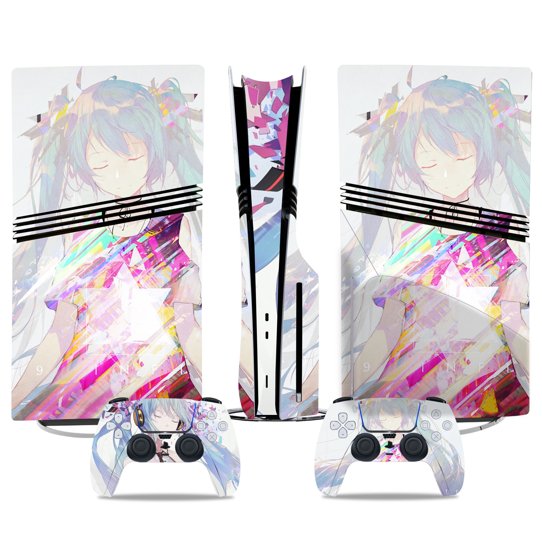 Anime Girl PS5 Pro Skin Sticker – Vibrant Custom Console And Controller ... Anime Girl PS5 Pro Skin Sticker – Vibrant Custom Console And Controller ...
